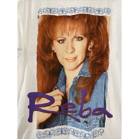 Reba Vintage T Shirt | Shirts | 99s Vtg Single Stitch Reba Mcentire ...